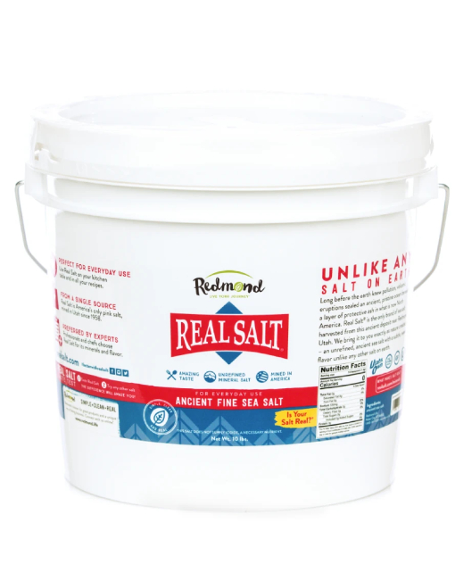 Real Salt Bøtte 4536g - Redmond Life » Bestill Fra North Fitness!